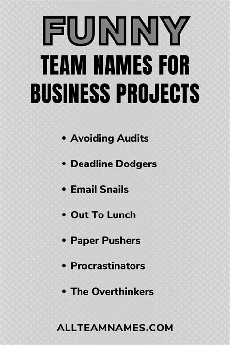 325 Best Project Names For Work School Or Volunteering