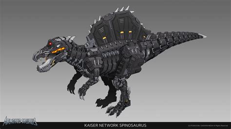 Artstation Armored Saurus Kaiser Spinosaurus