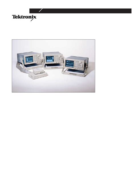 Atec Tektronix DG User Manual Pages