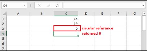 circular reference in excel easy excel tips excel tutorial free