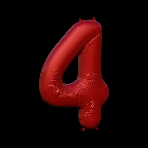 호일 풍선 금 4 3d 모델 16 Ztl C4d Max Fbx Obj Free3d