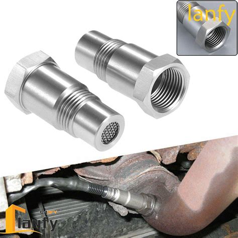 Lanfy Universal Exhaust Gas Oxygen Sensor Fix Check Car Accessories Oxygen O2 Sensor Spacer Cel
