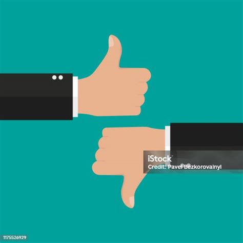 엄지 손가락과 엄지 손가락 아래로 좋아하고 싫어하는 개념 1위에 대한 스톡 벡터 아트 및 기타 이미지 1위 개념 공동체