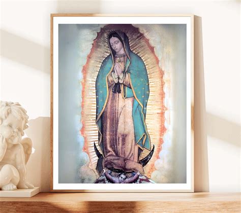 Original Our Lady Of Guadalupe Tilma Whole Image High Resolution