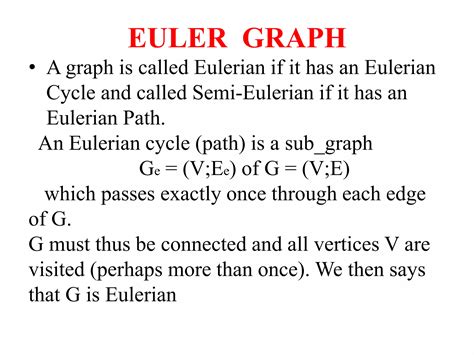 Euler Graph Pptx 3 D Graphics Computer Software And Applications