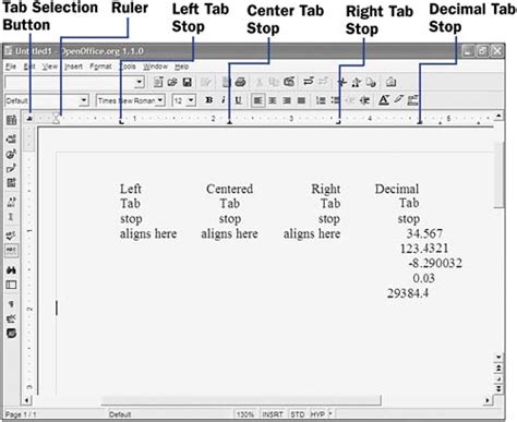 Oop Change Header Tab Stops In Microsoft Word Stack Overflow