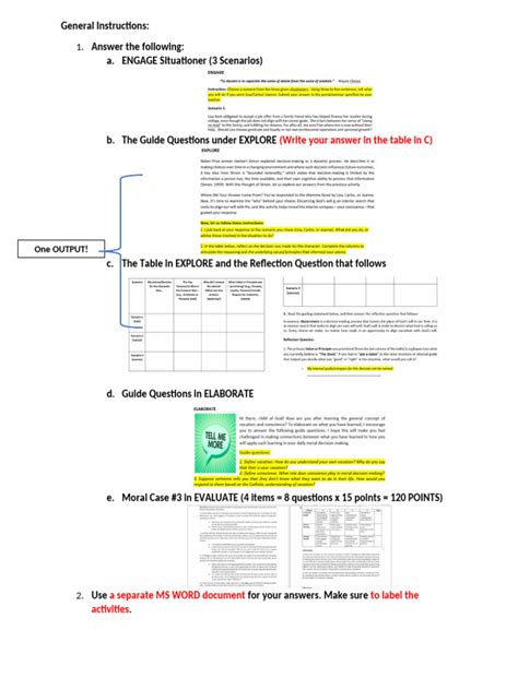 General Instructions Module Pdf
