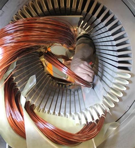 سیم پیچی ماشین الکتریکی 3 فاز زنجیر پیچ Elektrik