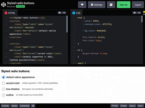 3 Ways To Style Radio Buttons With Modern Css By Mats Bryntse