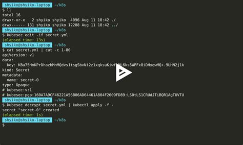 GitHub Shyiko Kubesec Secure Secret Management For Kubernetes With Gpg Google Cloud KMS And