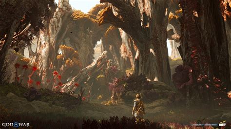 Artstation God Of War Ragnarok Jötunheim Ironwood Lighting