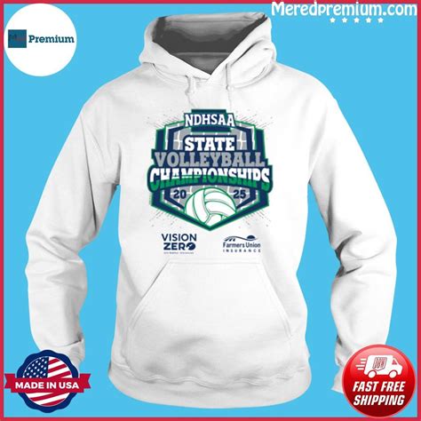 Official 2025 Ndhsaa State Volleyball Championship Shirt Hoodie