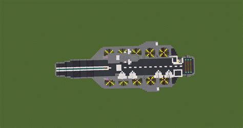Flying Aircraft Carrier Prototype Minecraft Map