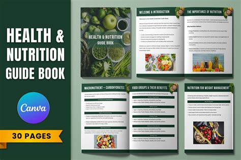 Health And Nutrition Guide Book Graphic By Designmela01 · Creative Fabrica