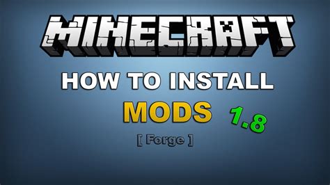 How To Install Minecraft Mods Forge YouTube