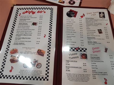 Online Menu Of Peggy Sues 50s Style Diner Restaurant Mesquite