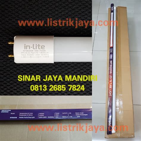 Jual Lampu Tl Led W Inlite Sinar Jaya Mandiri