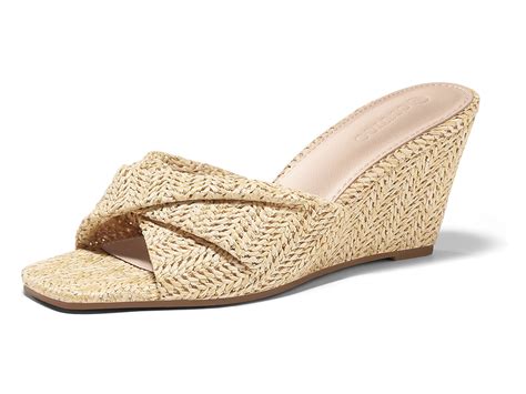 Coutgo Womens Apricot Wedge Sandals
