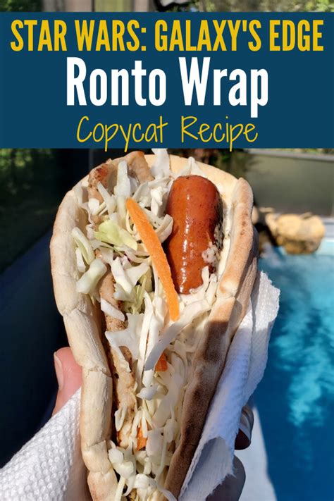 Easy Star Wars Galaxys Edge Copycat Ronto Wrap Recipe Unexpectedly