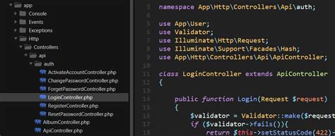 Laravel Can Not Access My Apicontroller In Auth Subfolder Stack