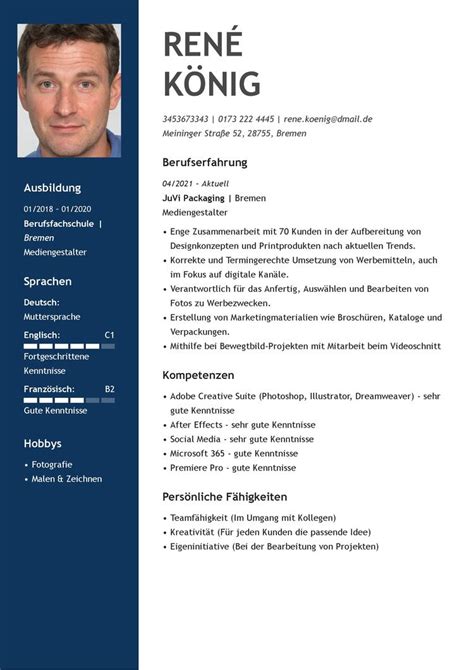 Bewerbung Layout Richtiger Aufbau Vorlage Und Muster