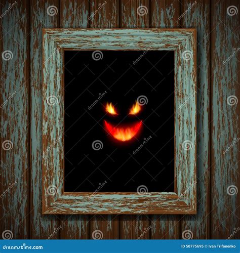 Ghost In The Window Stock Vector Illustration Of Glass 50775695