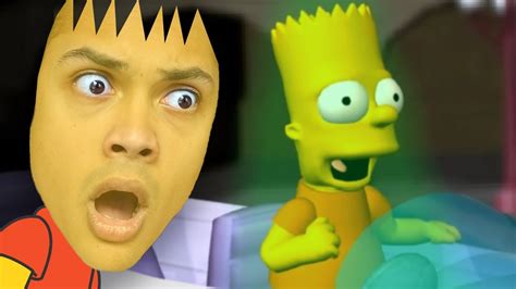 Bart Simpson Gets Abducted By Aliens Simpsons Hit And Run Youtube
