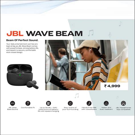 JBL Wave Beam True Wireless Earbuds Newgenn India