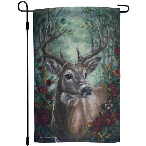 Stag Garden Flag Primitives By Kathy