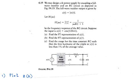 Solved We May Design A Dc Power Supply By Cascading A Chegg Com