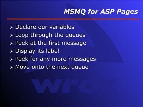 Ppt Microsoft Message Queues Msmq Powerpoint Presentation Free