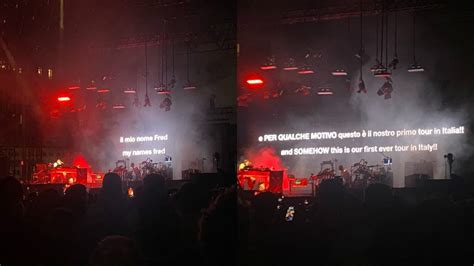 Lomaggio Di Fred Again A Pino Daniele E Geolier Durante Il Concerto Di
