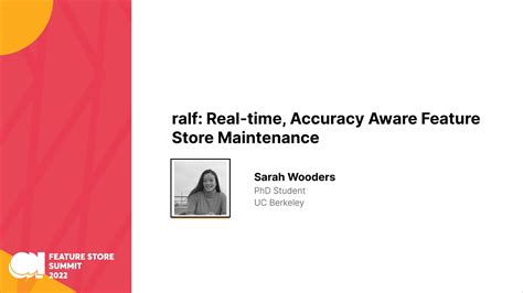 uc berkeley ralf real time accuracy aware feature store maintenance