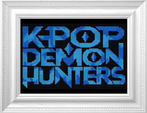 Kpop Demon Hunters Title Image Logo Etsy