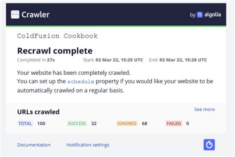 working with algolia s crawler