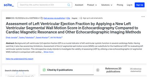 Assessment Of Left Ventricular Ejection Fraction By Applying A New Left Ventricular Segmental
