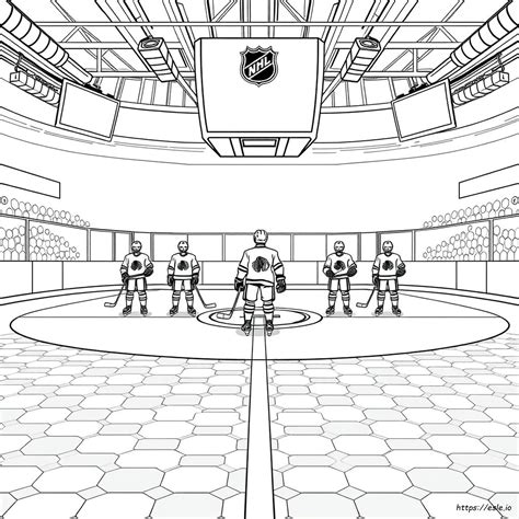 Printable Nhl Hockey Coloring Pages