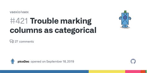 Trouble Marking Columns As Categorical · Issue 421 · Vaexio Vaex · Github