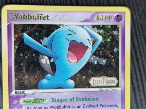 Pokémon Ex Legend Maker Wobbuffet 2892 Holo Stamped Gebraucht In