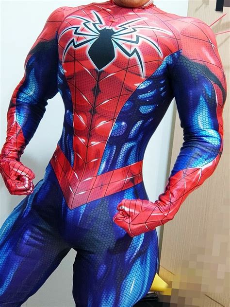 All New Spider Man Jumpsuit Spiderman Cosplay Suit Costume Halloween
