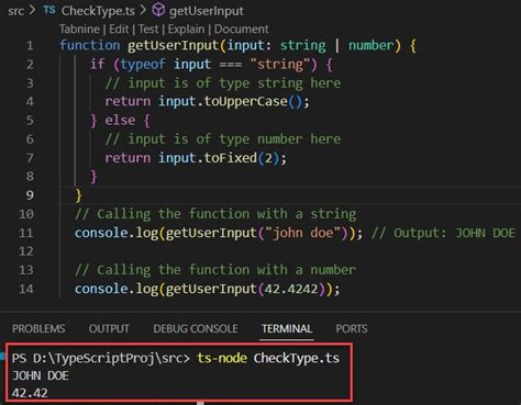 How To Check Types In Typescript