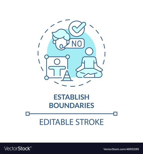 D Customizable Thin Line Icon Establish Vector Image