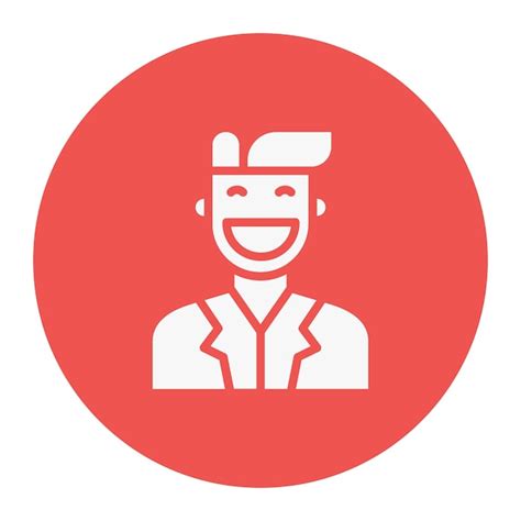 Premium Vector Smiling Man Vector Illustration