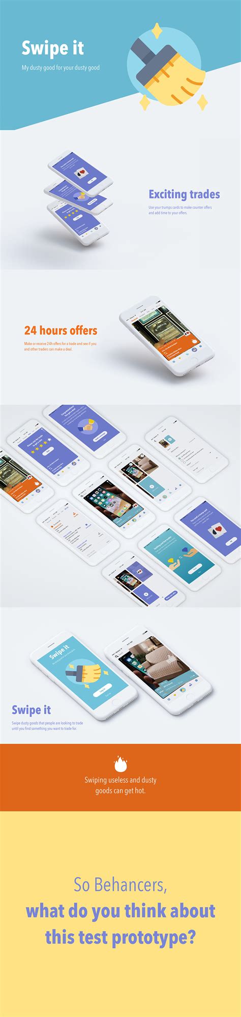 Swipe It Prototype On Behance