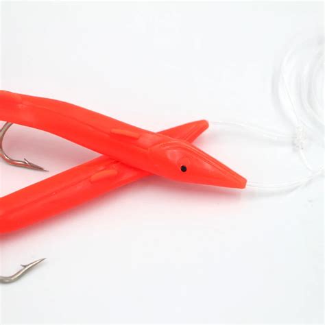 Sea Eel Hook Squid Part Assisted Hook Fishing Lure Steel Set
