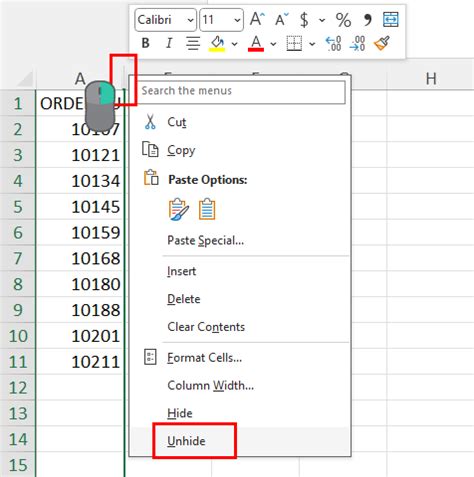 Ways To Unhide Columns In Microsoft Excel How To Excel
