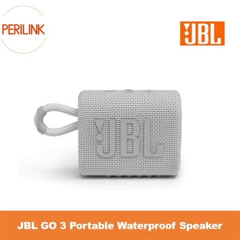 Jbl Go Mini Portable Bluetooth Waterproof Speaker White Shopee Singapore