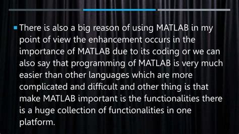 Something About Matlab Tool Matlab Softwarepptx