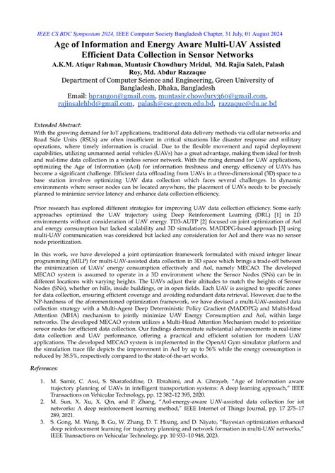 Pdf Age Of Information And Energy Aware Multi Uav Assisted Efficient Data Collection In Sensor