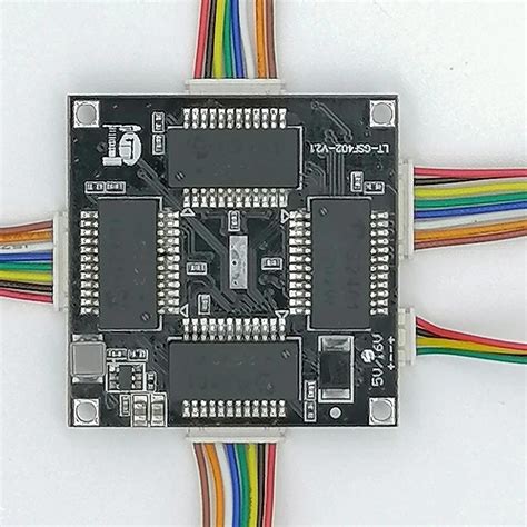 4 Port Gigabit Adaptive Ethernet Interface 38 38mm Mini Switch Module Pcba For Network Camera